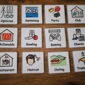 My Schedule Today Routine Planner & 72 Symbols Children Autism Visual ...