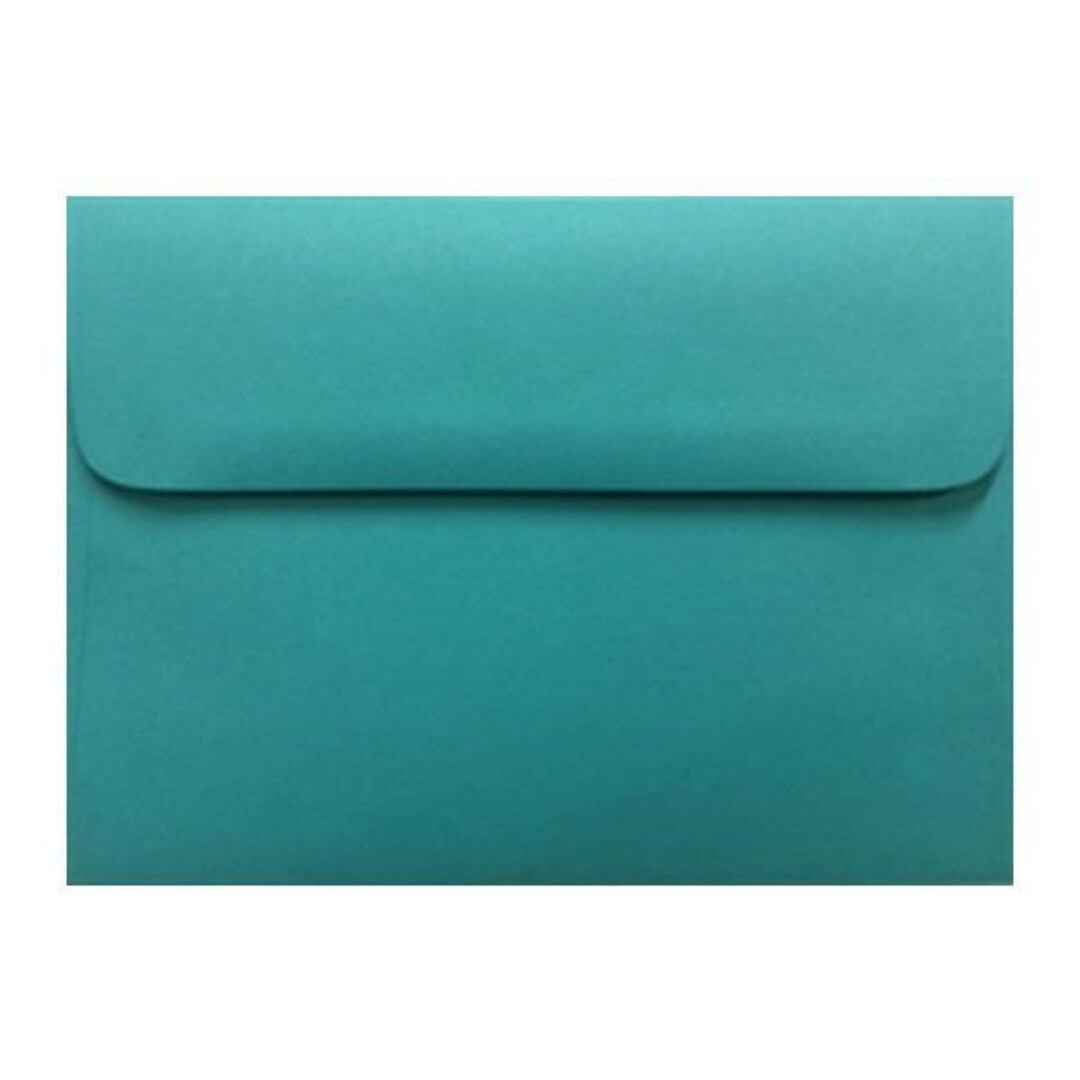 20 Teal Blue Envelopes in A7, A6, A2 Sizes 60 Lb. - Etsy