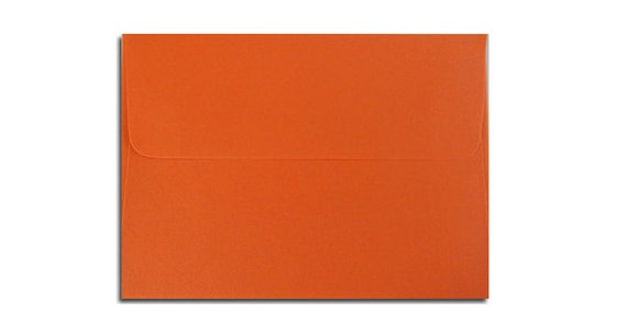 20 Bright Orange Envelopes in A7 A6 A2 & A1 Sizes | Etsy