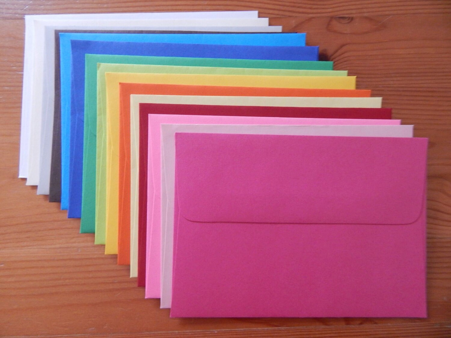 20 Multi-color Envelopes in A7 A6 A2 & A1 Sizes 20 - Etsy
