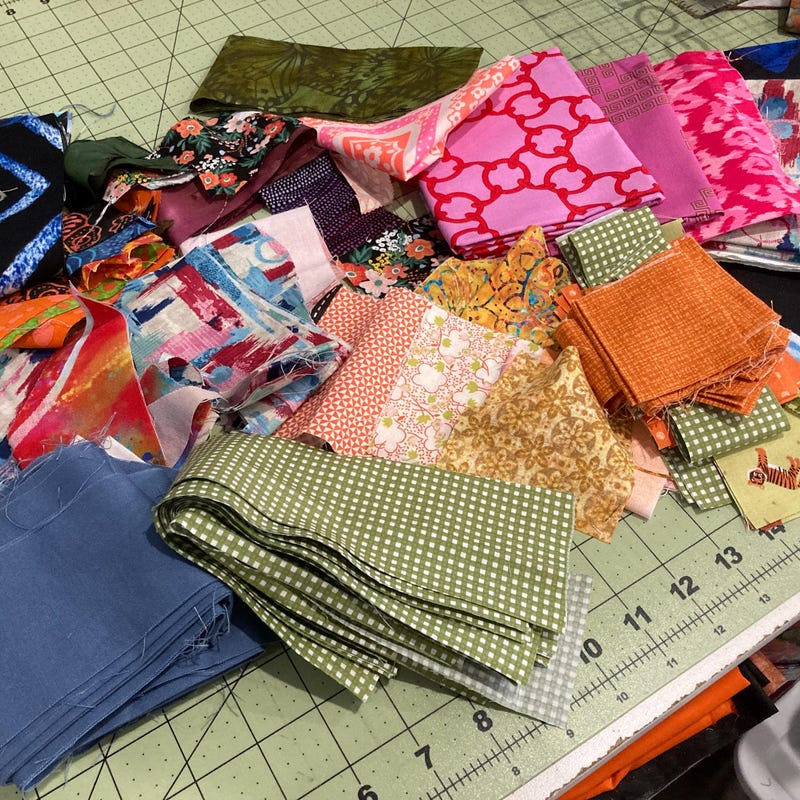 Quilt Fabric Scraps - Etsy