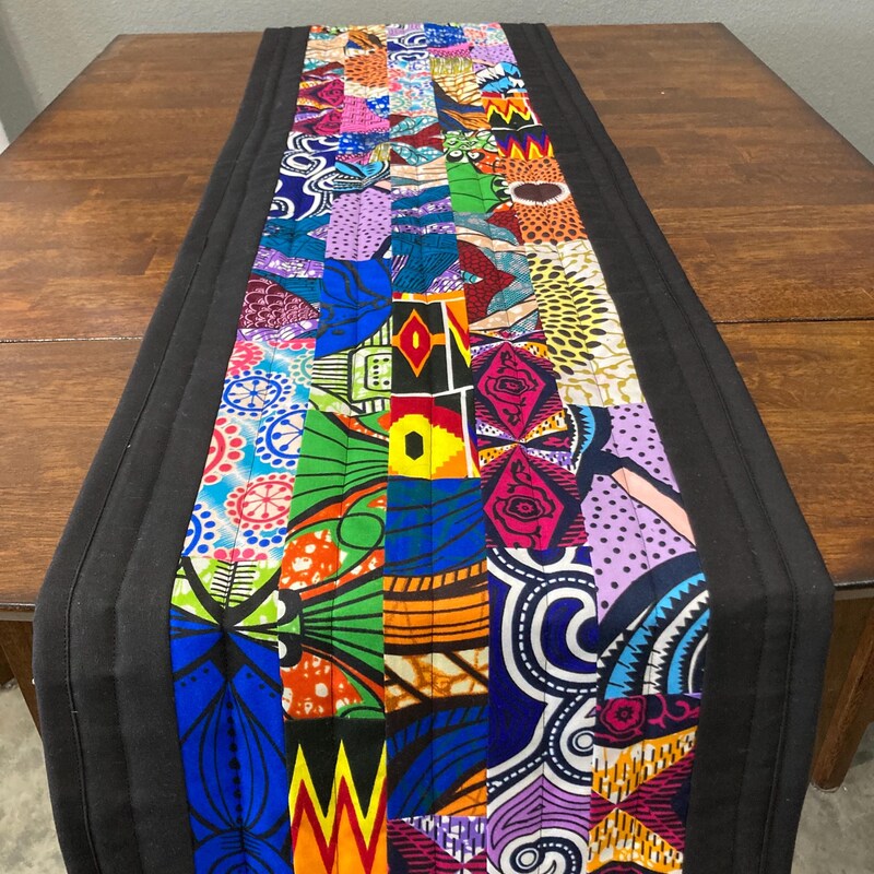 African Table Runner - Etsy