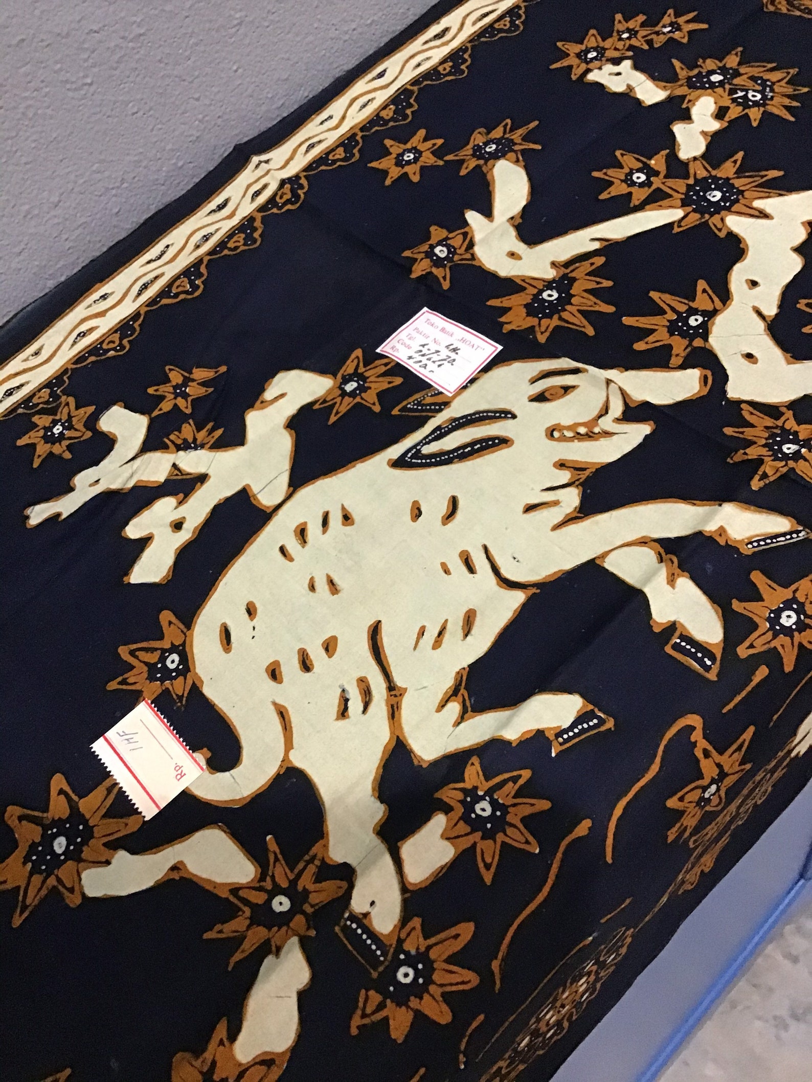 Vintage Thailand Indonesian Batik Table Runner Dresser Scarf - Etsy