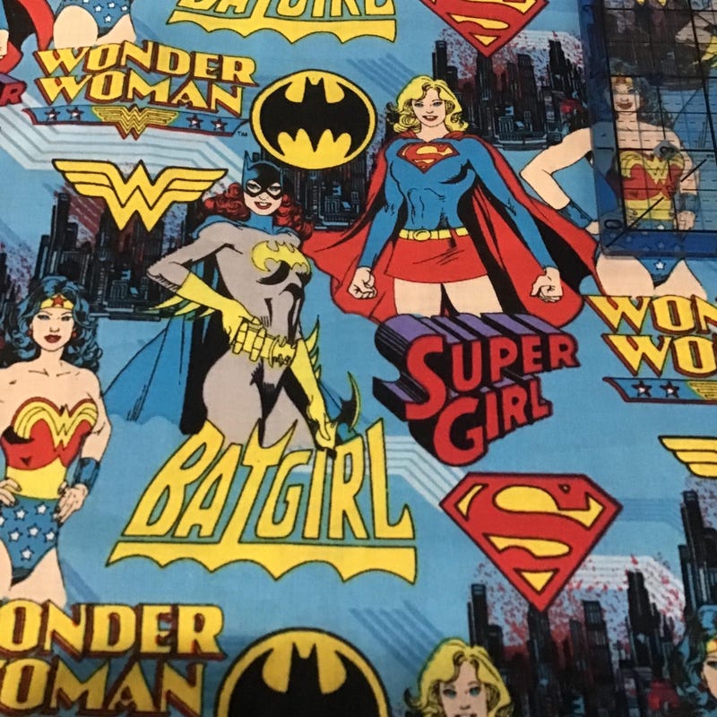 Super Hero Fabric - Etsy