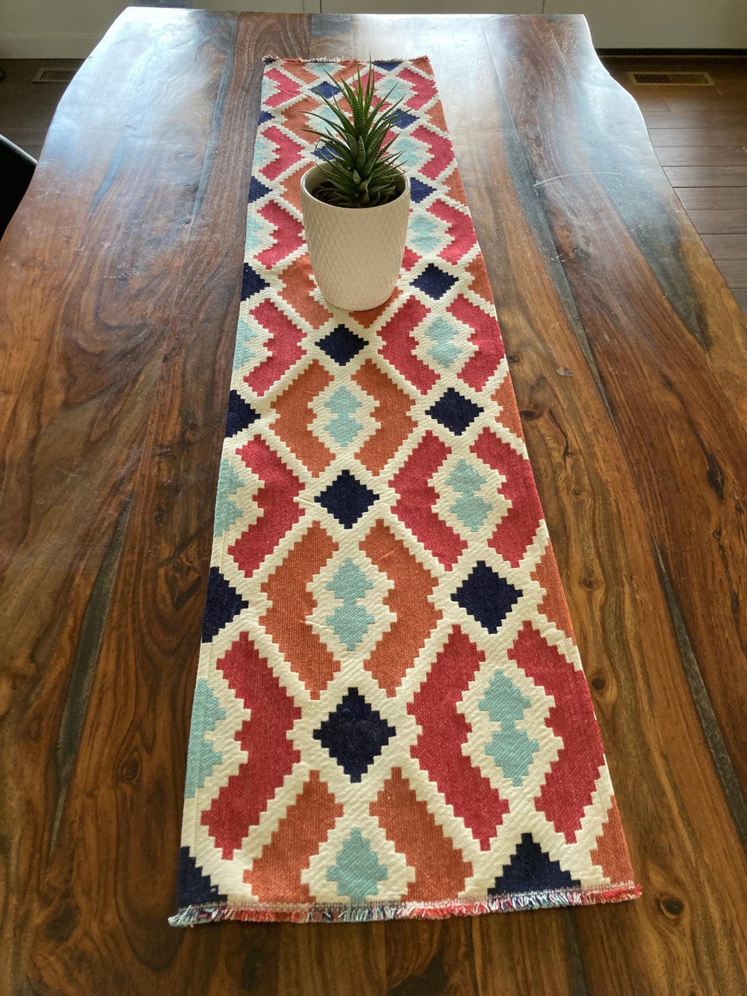 Southwest Western Table Runner, Jacquard Table Runner, Entryway Buffet ...
