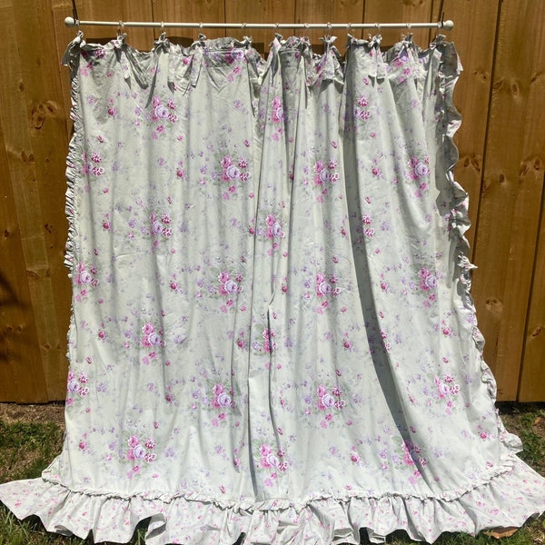 Ruffle Shower Curtain - Etsy