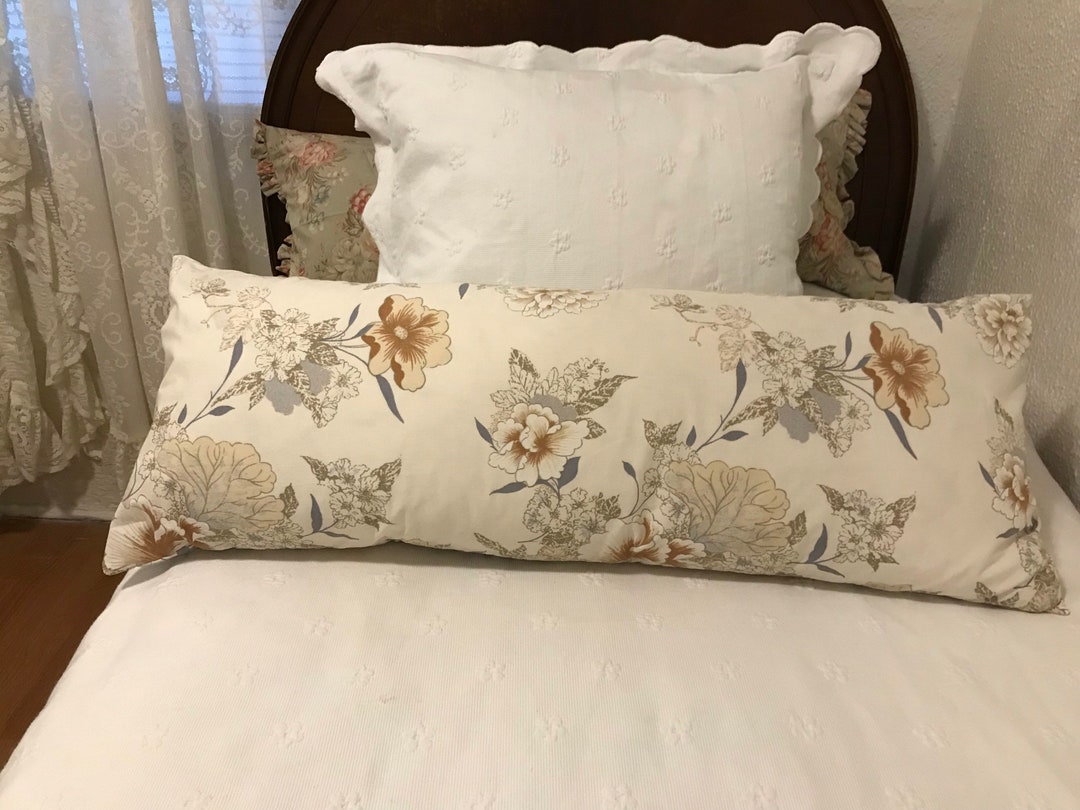 Pillow Slip Lumbar Pillow Slip Envelope Enclosure Vintage Fabric Bed ...