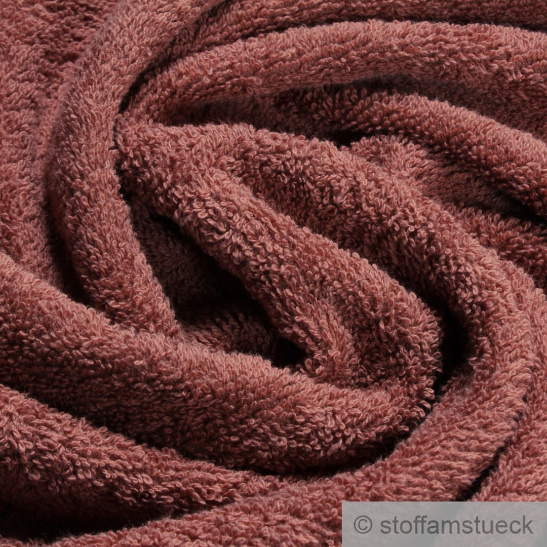 Fabric Pure Cotton Terry Cloth Terracotta Towelling Toweling Terra - Etsy