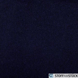 Fabric Virgin Wool Fleece Dark Blue Pure Wool Soft Warm - Etsy