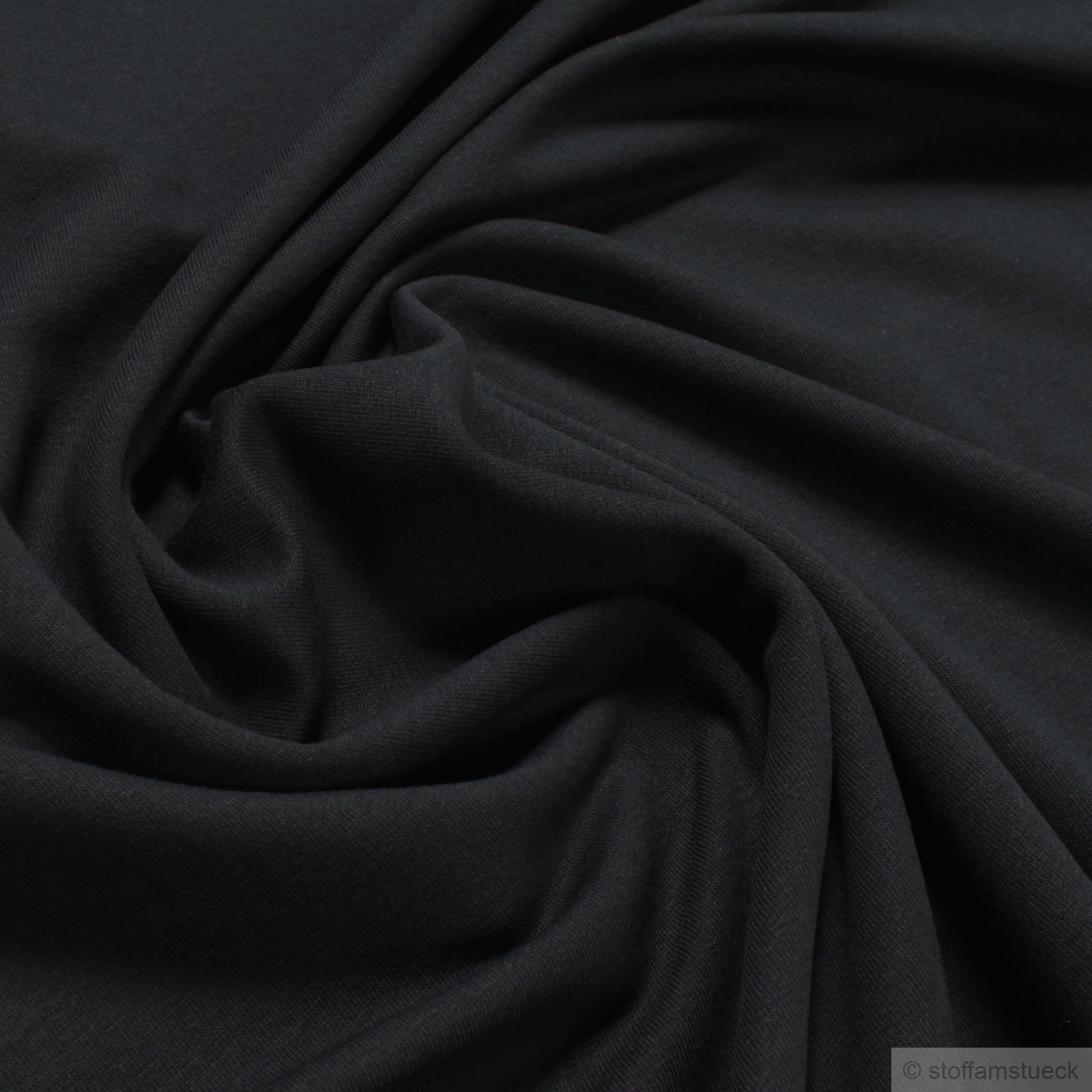 Tela Algodón Elastano Francés Terry Negro Verano Suda Jersey | Etsy