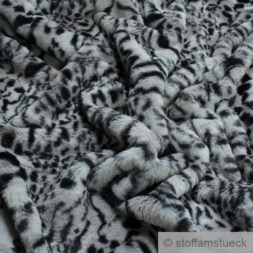 Faux Fake Fur Leopard Cheetah Animal Long Pile Fabric Snow - Etsy