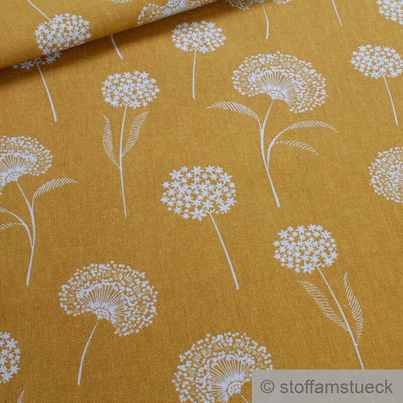 Dandelion Fabric - Etsy