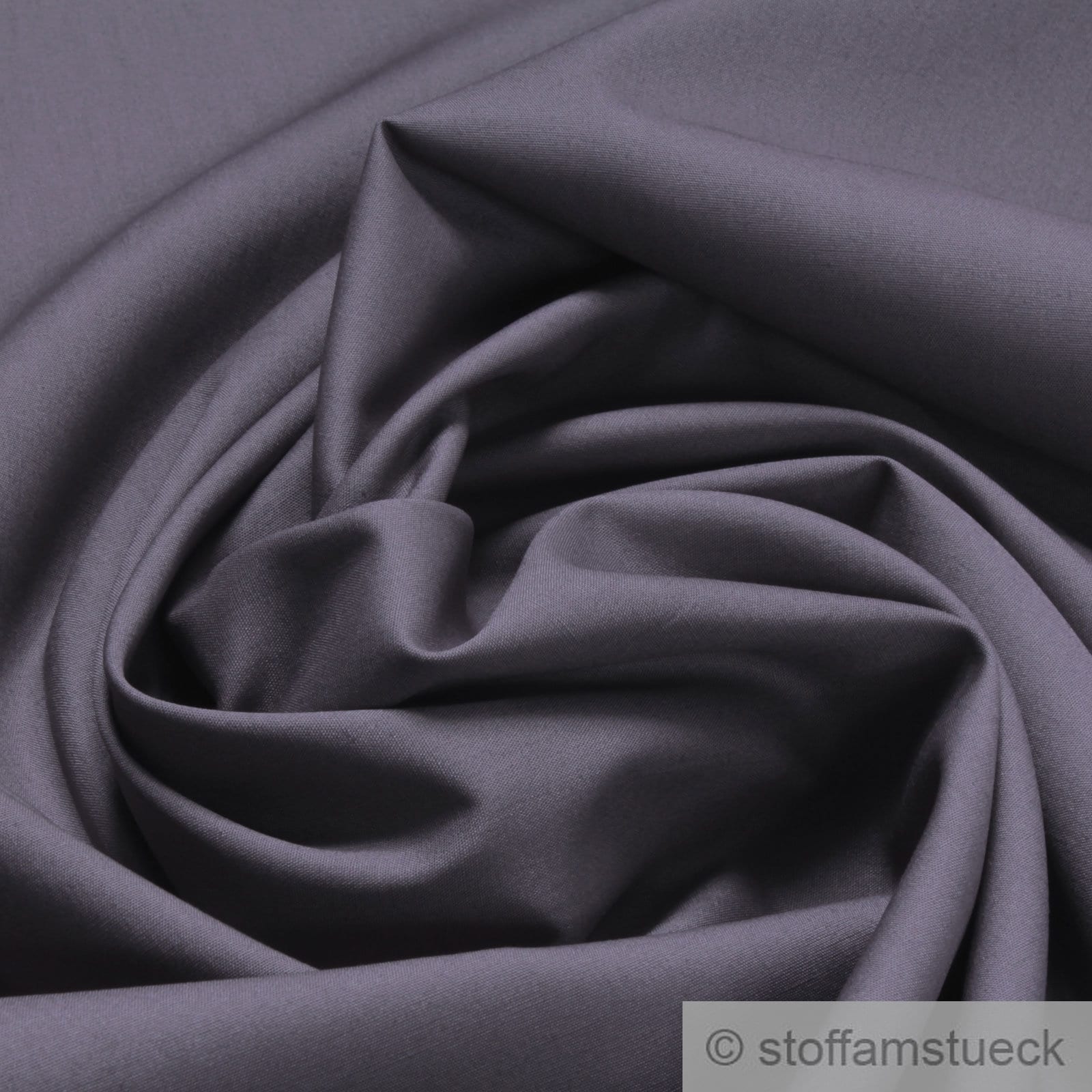 Fabric Pure Cotton Poplin Dark Grey Cotton Fabric | Etsy