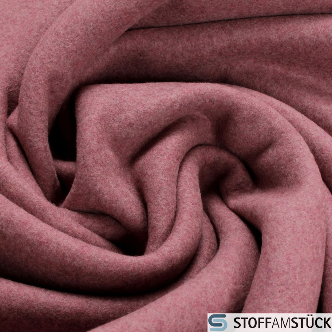 Fabric Organic Cotton Fleece Berry Organic GOTS Cotton Organic Fleece ...