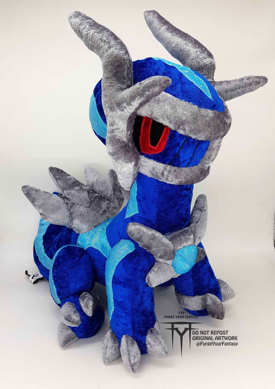 Chibi Dialga - Pokemon Inspired Custom Plush Doll - Etsy