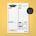 PRINTABLE Digital Download A5 Daily Planner Desk Pad Work/life Balance ...