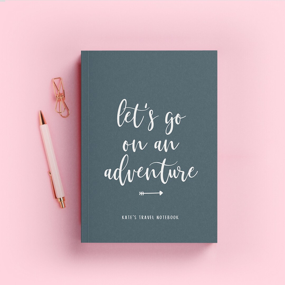 Let's Go on an Adventure Travel Notebook | Hardback Vacation Journal ...