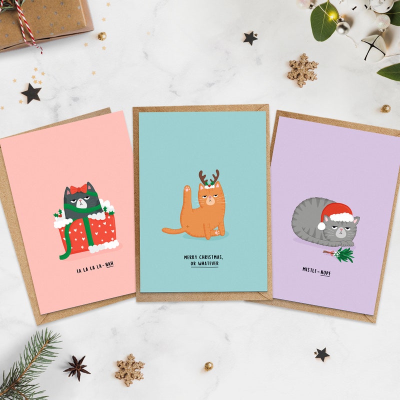 Grumpy Cat Card - Etsy