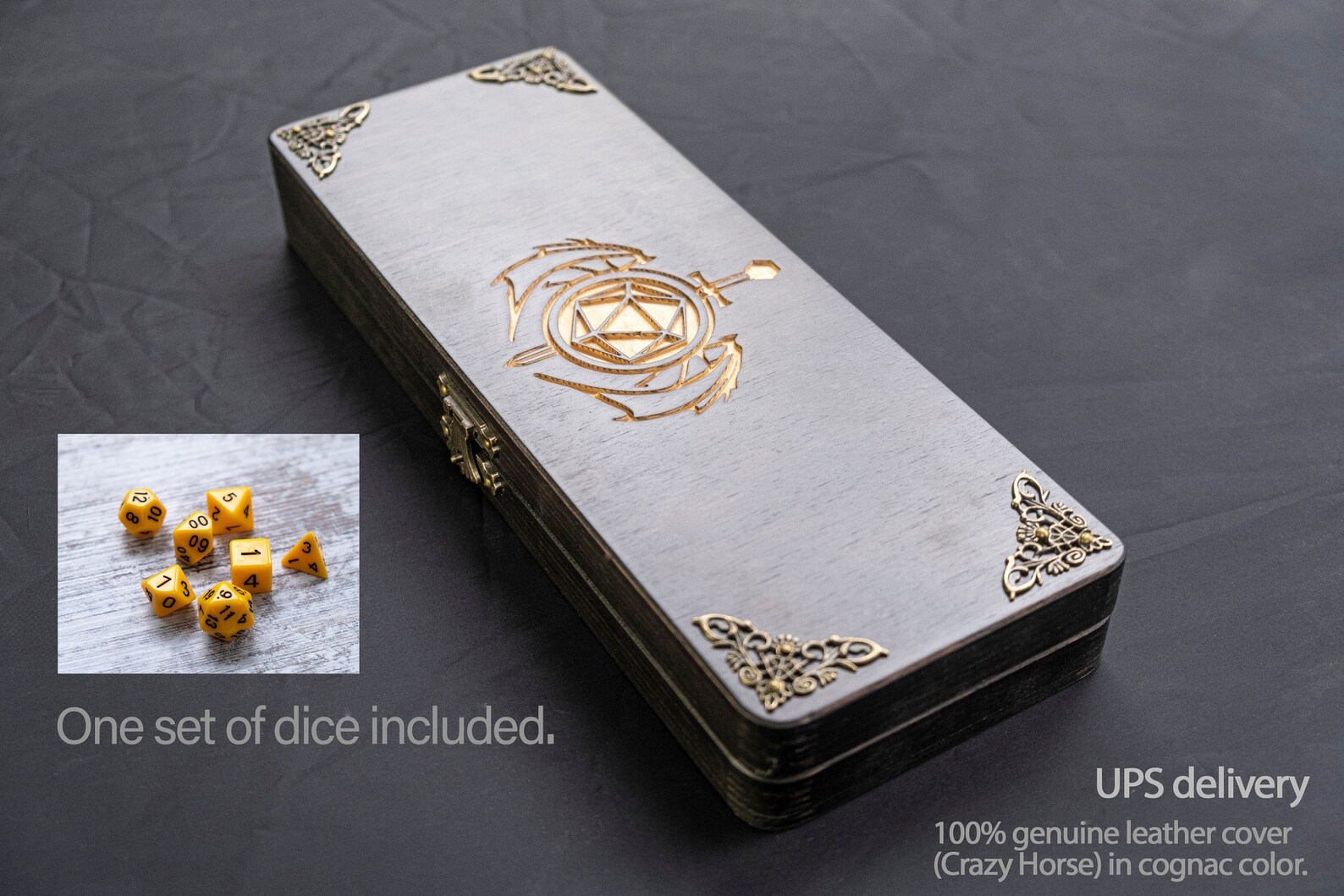 Wooden box for playing dice Magic Tree Board Game | Etsy