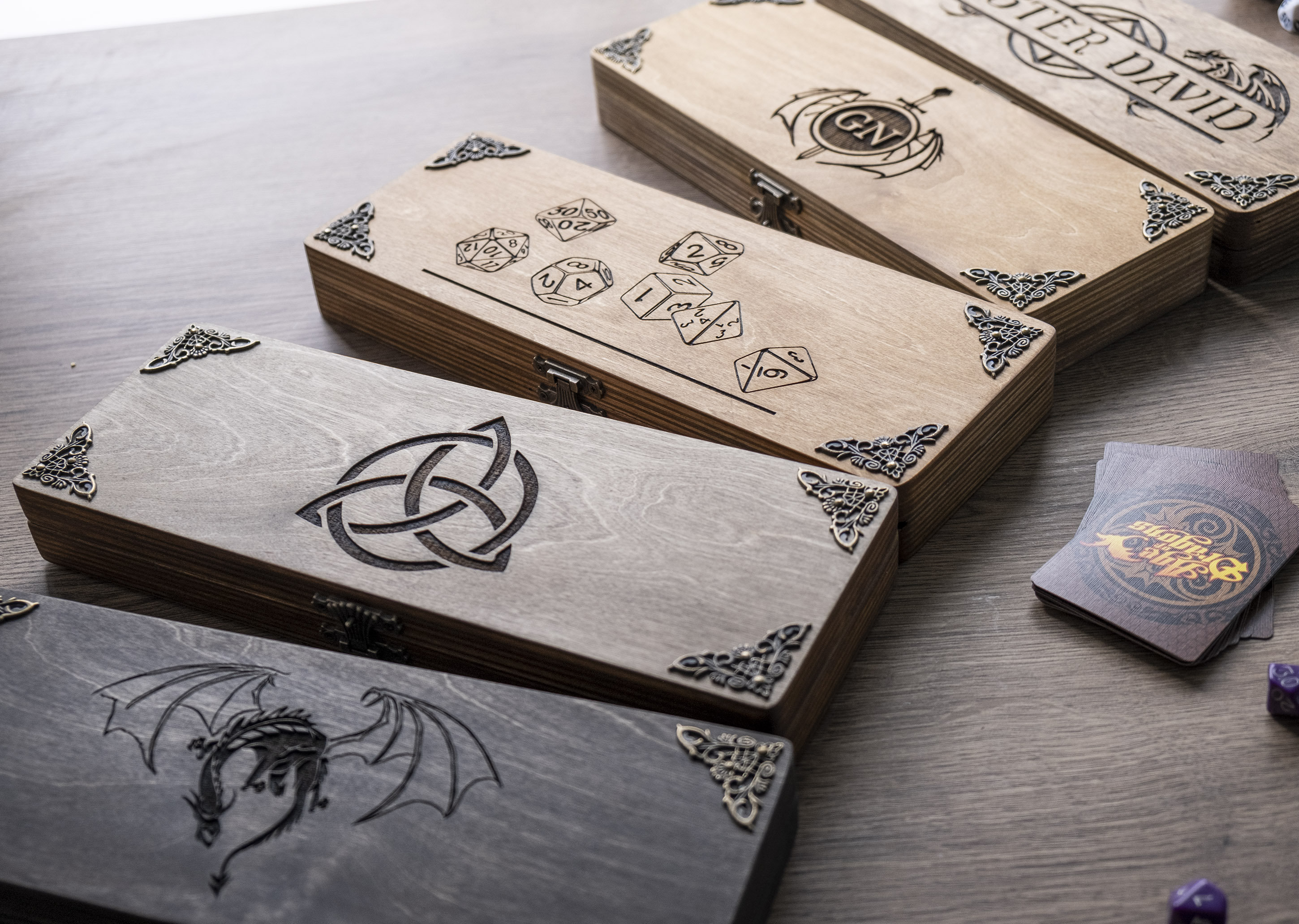 Wooden Box for Playing Dice Magic Tree Board Game - Etsy