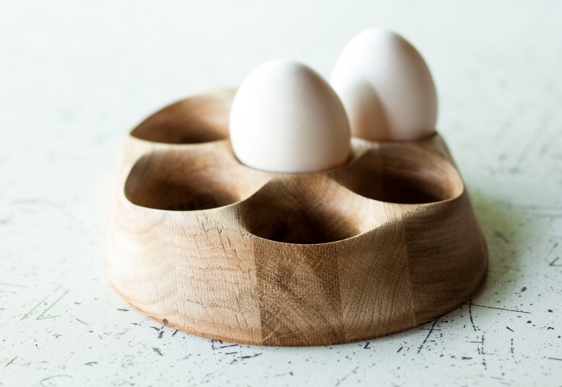 Eierhalter - Holzboxen für Eier - Eierhalter - Tassen zum Frühstück ...