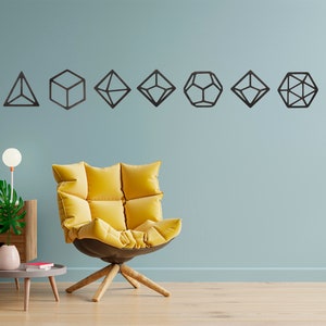 Dice Wall Decor Dice Set Wall Decor Dnd Dice Decor D&D Game Room Decor ...