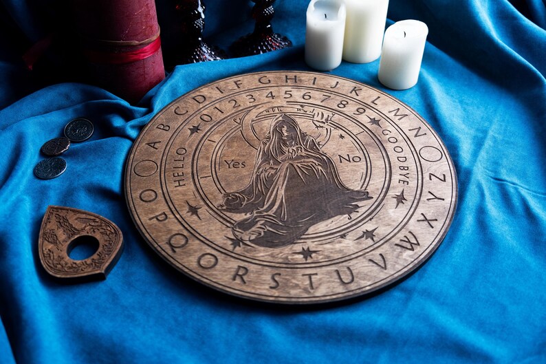 Round Spell Board for Witches, Spell Board, Conversation Board, Witch ...