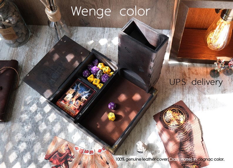 Medieval Dice Tower Magic Tree Boardgame Accessory Wood - Etsy