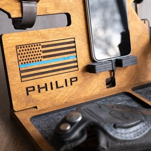 Personalized Army Military Gift Office Organizer Thin Green | Etsy