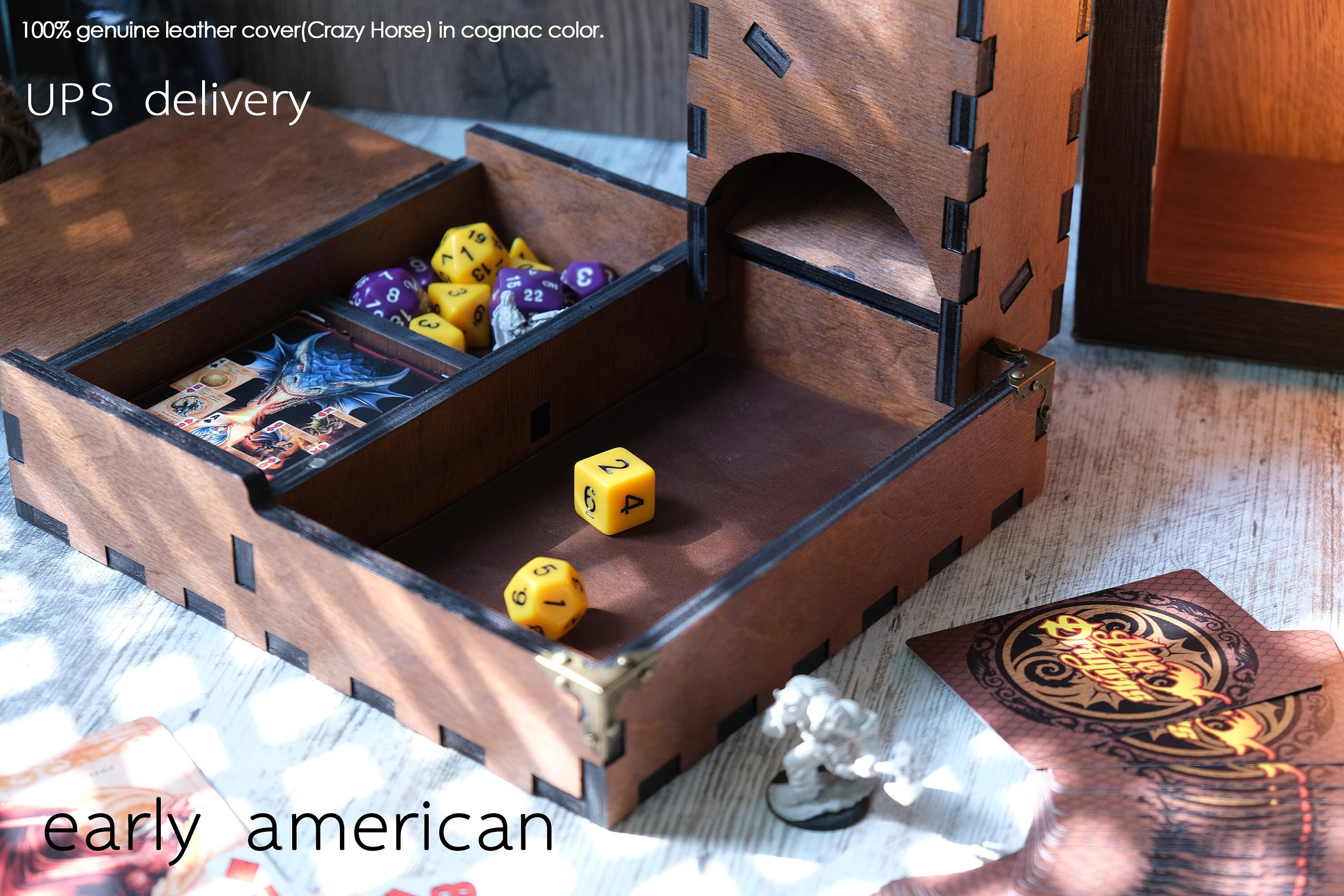 Medieval Dice Tower Magic Tree Boardgame Accessory Wood | Etsy