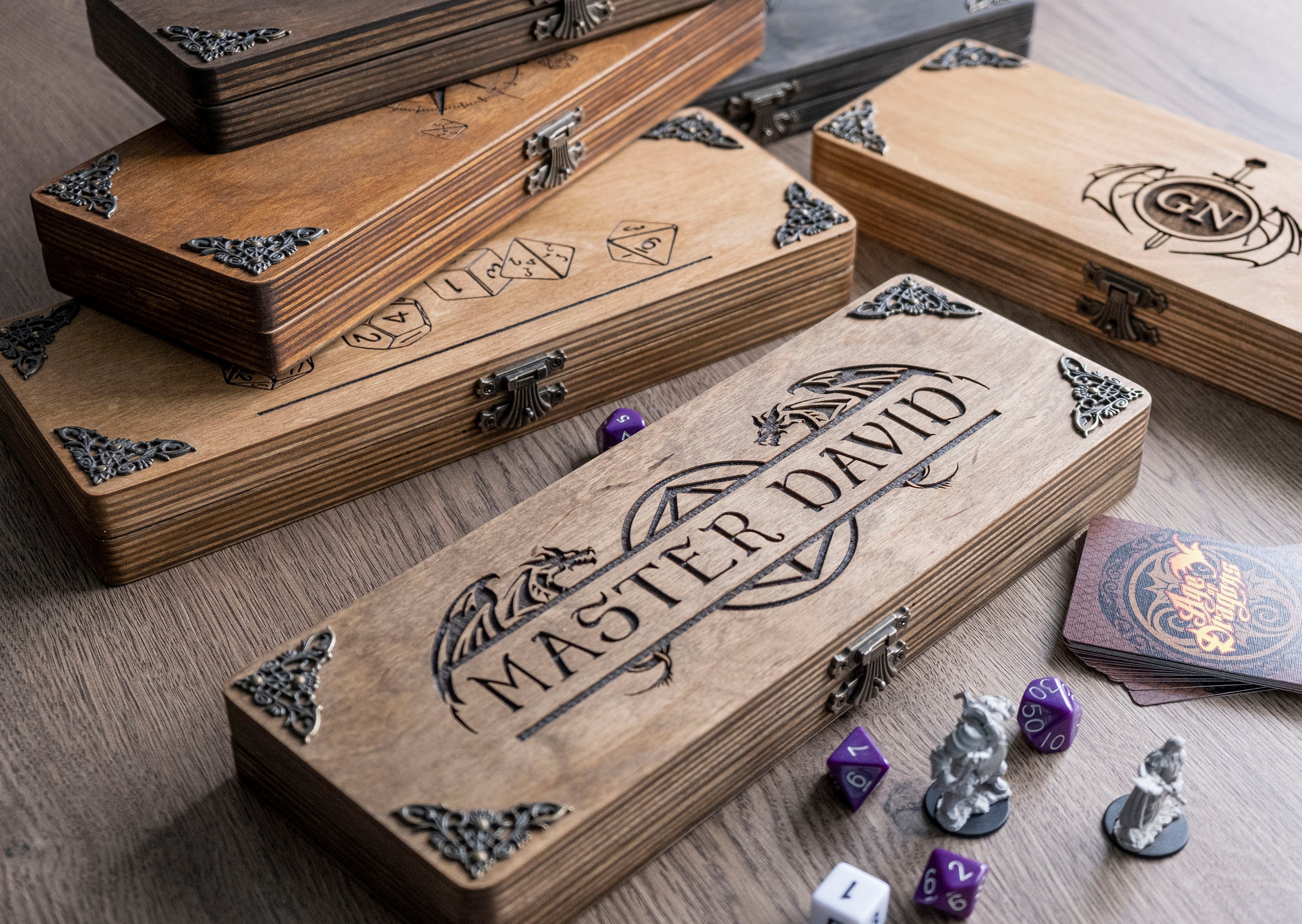 Wooden Box for Playing Dice Magic Tree Board Game - Etsy