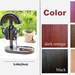 Headphones on Stand Earbud Stand Headphones Hanger Wood - Etsy
