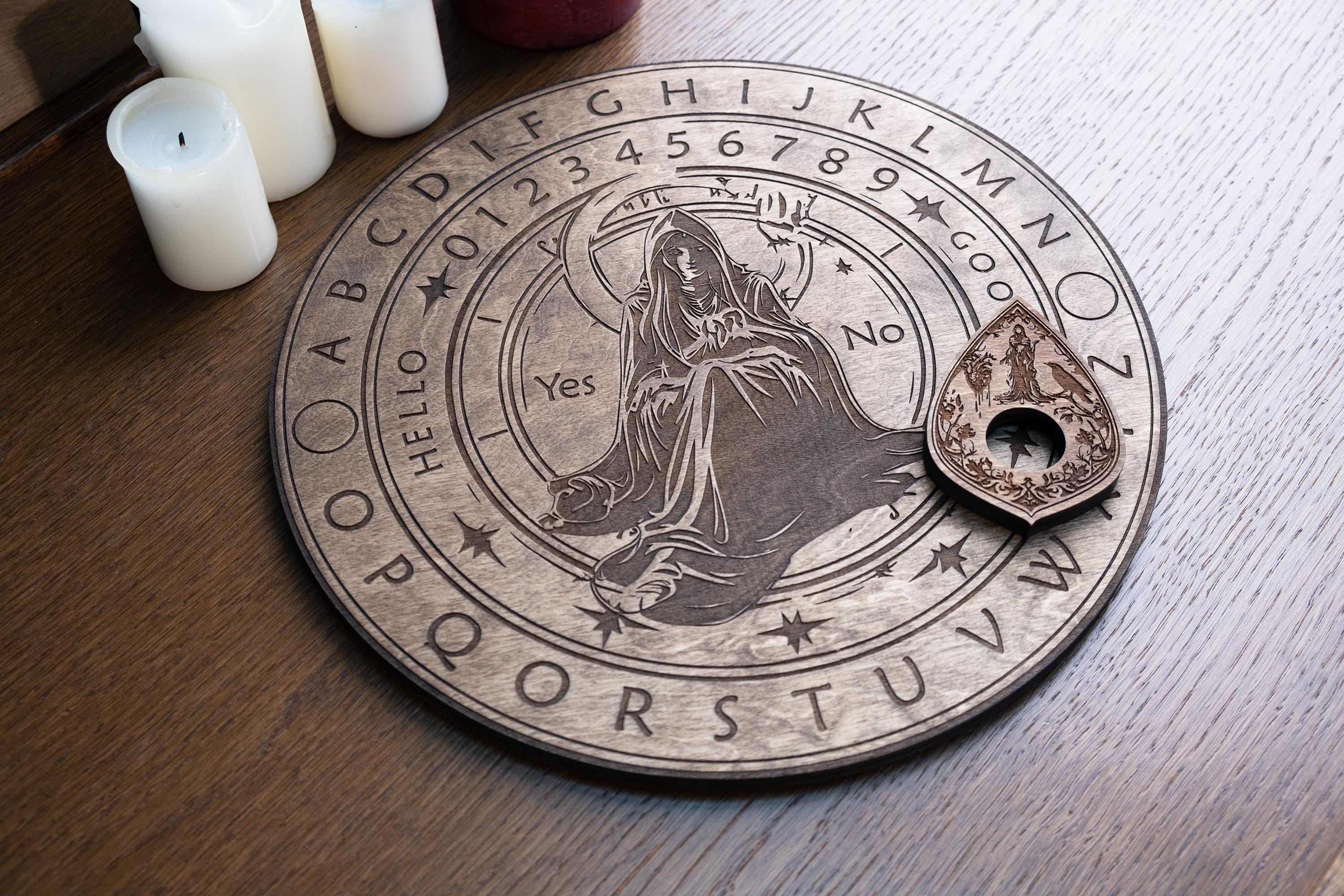 Round Spell Board for Witches, Spell Board, Conversation Board, Witch ...