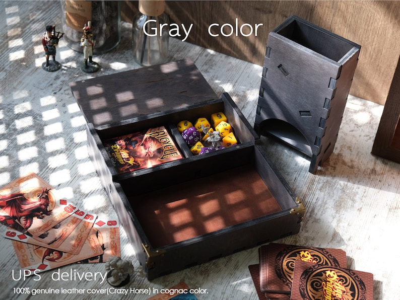 Medieval Dice Tower Magic Tree Boardgame Accessory Wood - Etsy