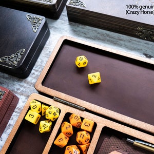 Wooden box for playing dice Magic Tree Board Game | Etsy