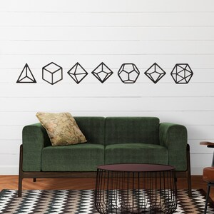 Dice Wall Decor Dice Set Wall Decor Dnd Dice Decor D&D Game Room Decor ...