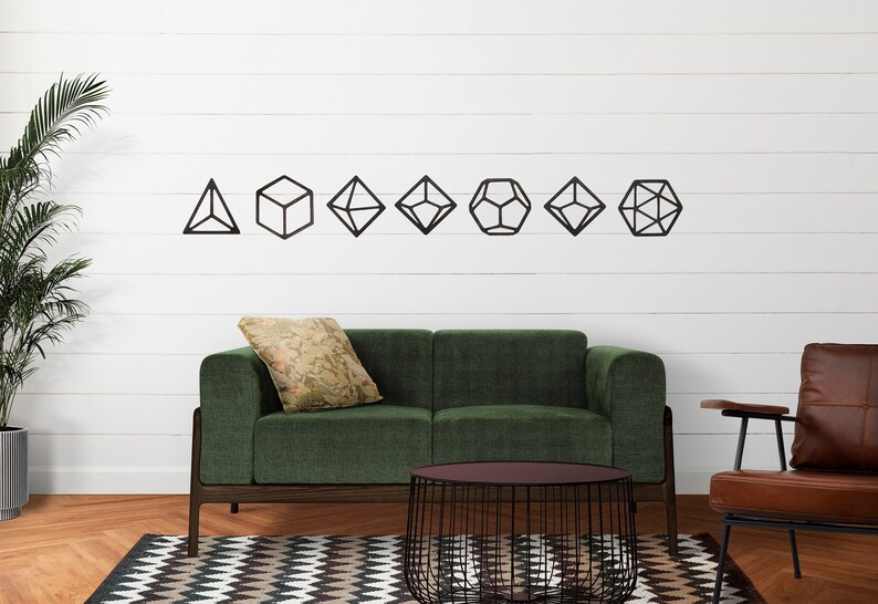 Dice Wall Decor Dice Set Wall Decor Dnd Dice Decor D&D Game - Etsy