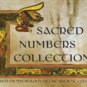 Sacred Numbers Celtic Earrings - Etsy