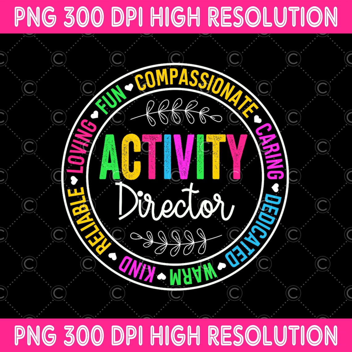Activity Director PNG, National Activity Professional Week Digital ...