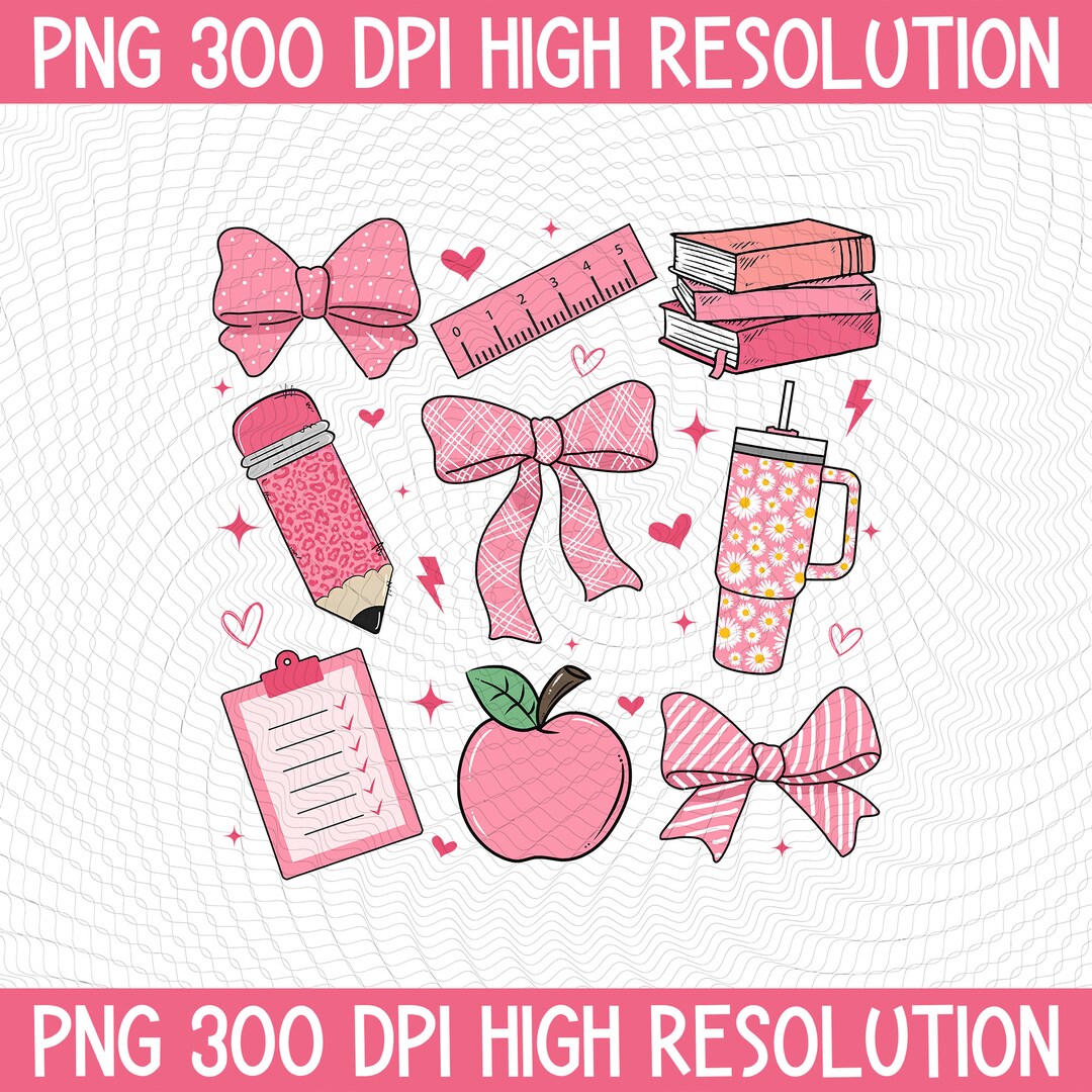 Coquette Bow PNG, Coquette Era Pink Bow Digital Dowwnload, Girlie ...