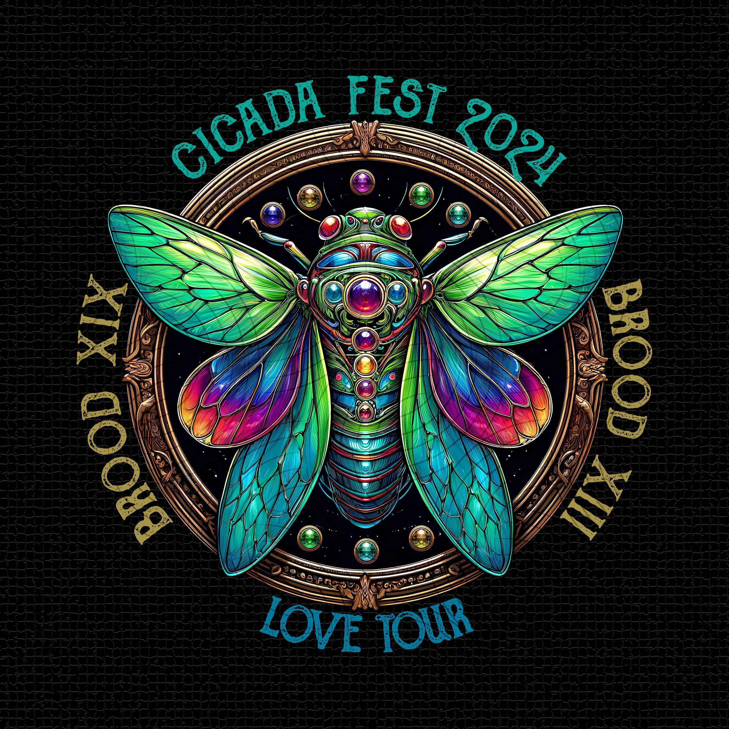 Entomology Cicada Fest 2024 PNG, Cicadas Summer Digital Download ...