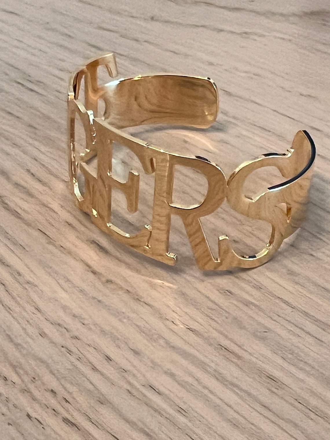 TIGERS Bangle Cuff Bracelets All Caps Go Tigers Gameday Tiger Fans ...