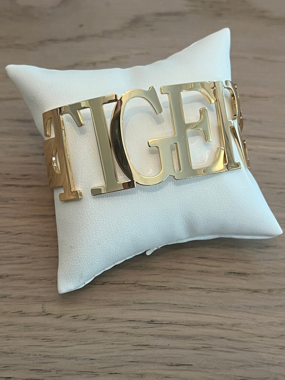 TIGERS Bangle Cuff Bracelets All Caps Go Tigers Gameday Tiger Fans ...