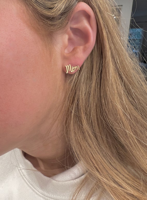 Mom dad earrings store