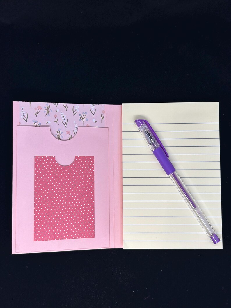 Happy Birthday Sticky Notes Notepad Holder ( 4x6 ) ,two Pockets and Pen ...