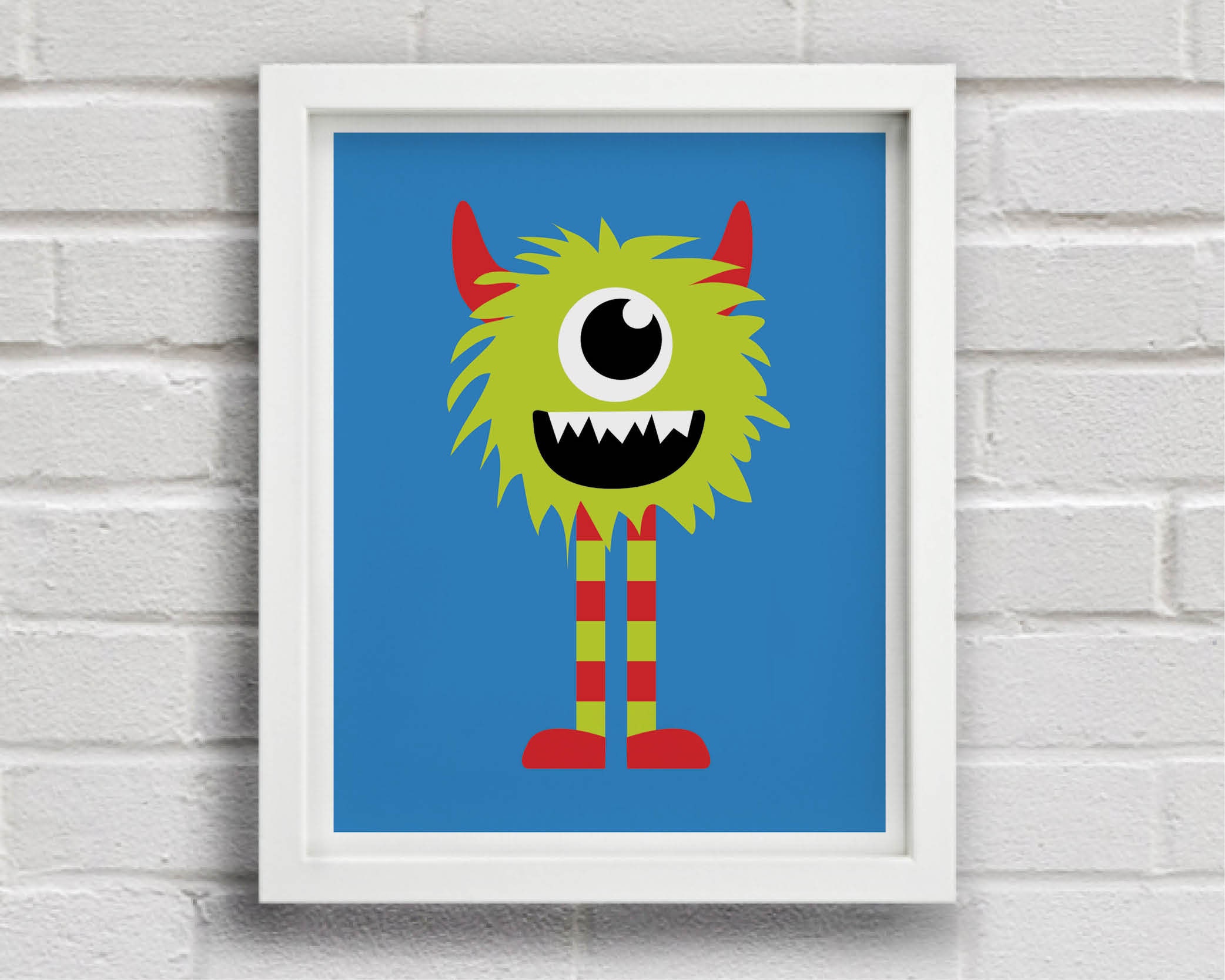 Monster Nursery Art, Cute Monster Nursery Printables, Downloadable ...