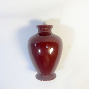 Vintage Chinese Porcelain Flambe Sang De Bouef Vases Set of 2 Mid 20th ...