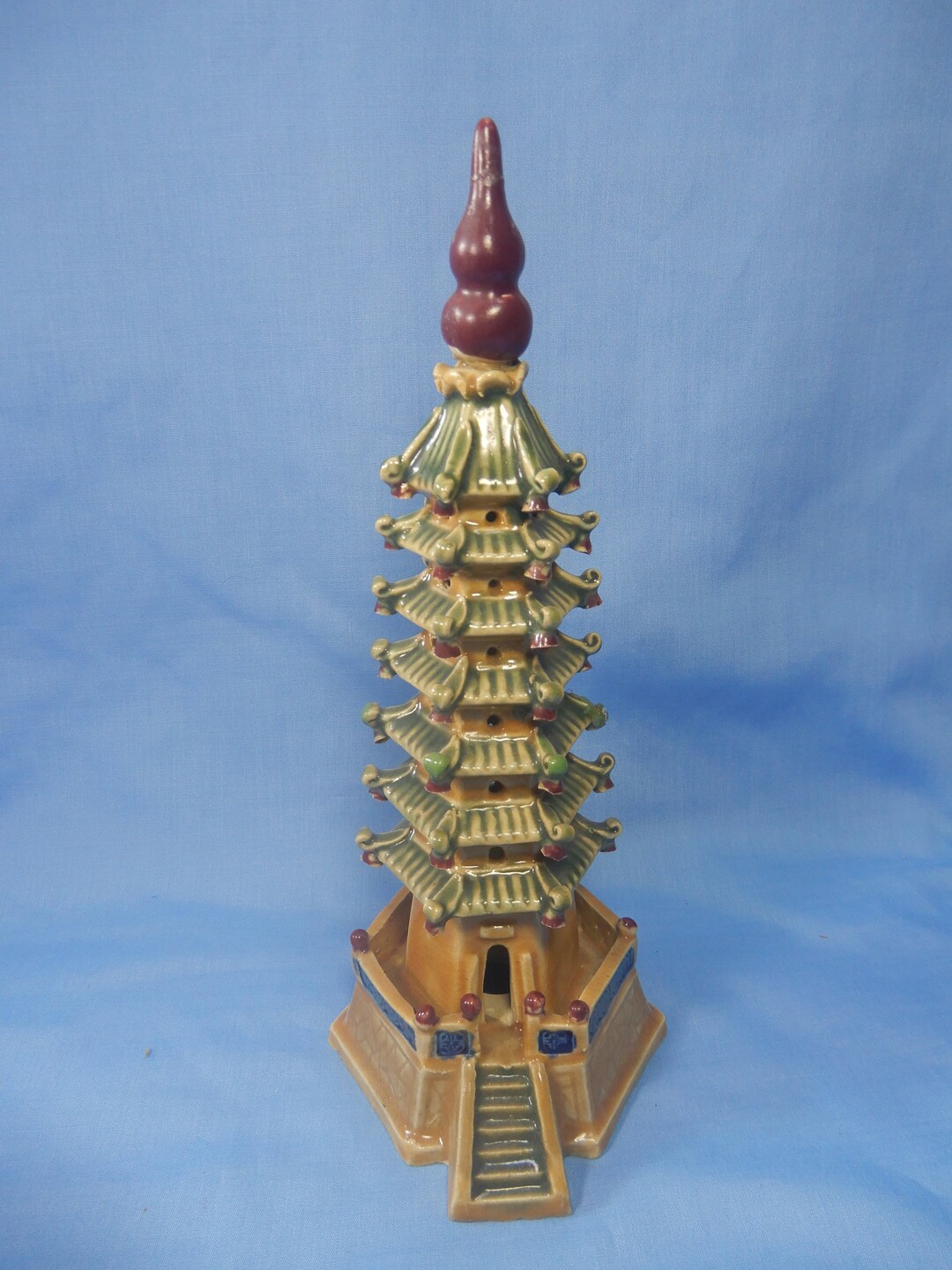 Vintage Chinese Ceramic Pagoda Circa Early to Mid 20th Century Retired ...