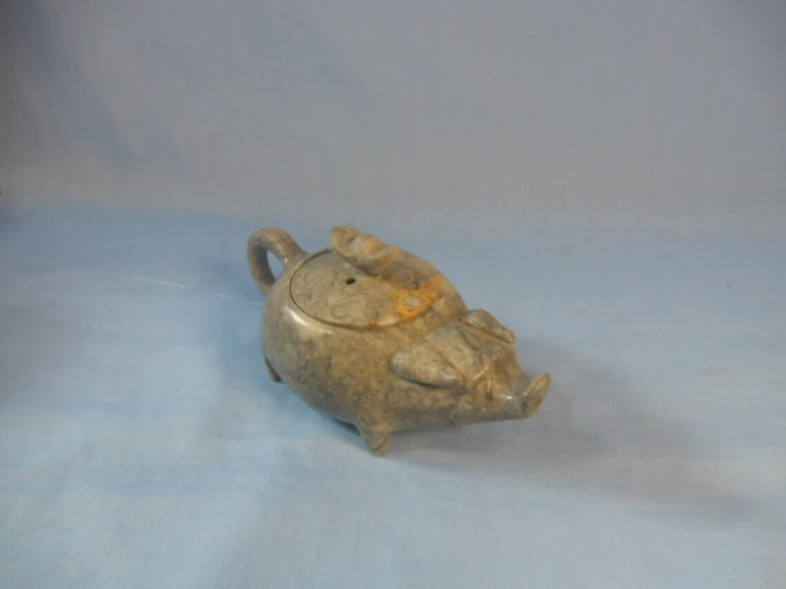 Chinese Antique Soapstone Water Dropper Circa Late Qing Dynasty Rarely ...