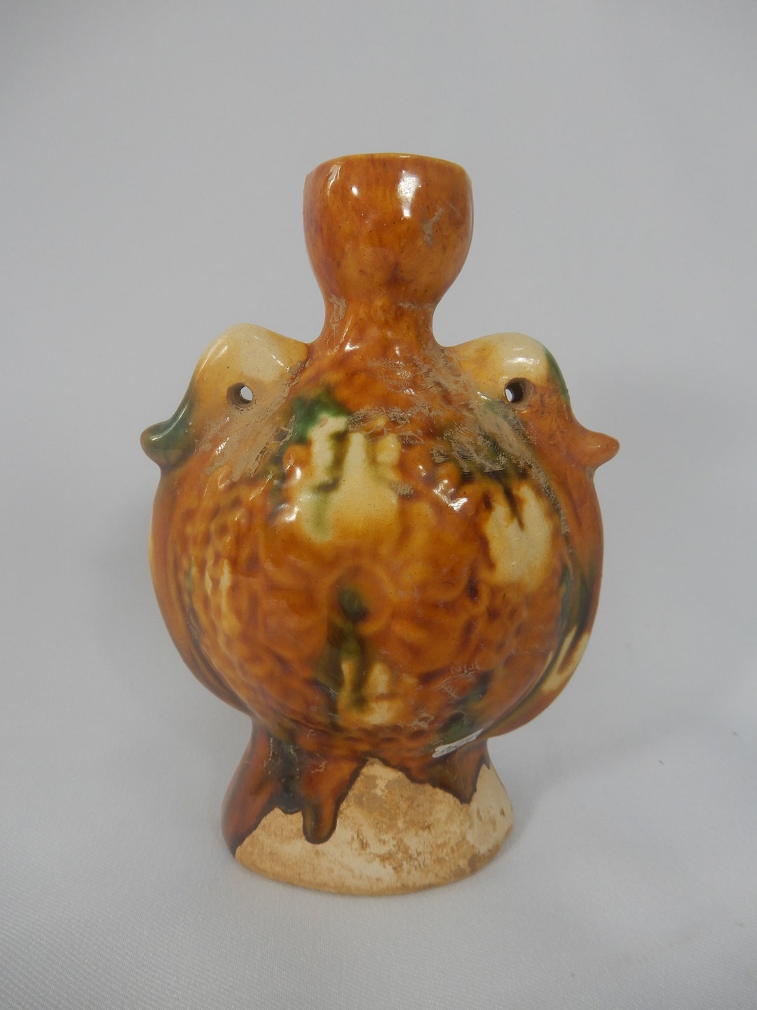 Authentic Tang Dynasty (618-907) Sancai Splash Glazed Small Earthenware ...